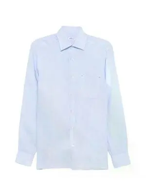 Kiton Chest-pocket Shirt - Blue
