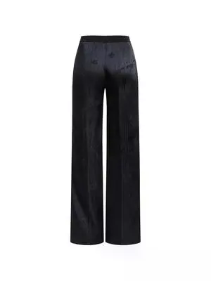 FORTE_FORTE Patterned-jacquard Wide-leg Trousers