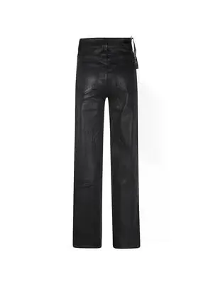 Paige Sasha Coated Straight-leg Jeans