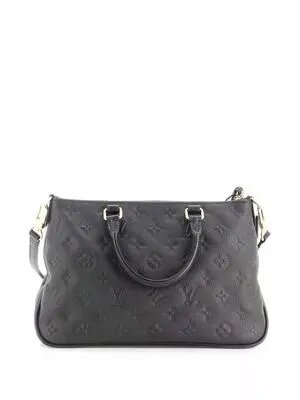 LOUIS VUITTON Skyline Top Handle Monogram Empreinte Leather Pm Shoulder Bag - Black