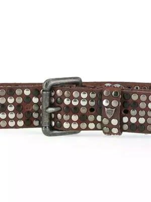 HTC LOS ANGELES Stud-embellished Leather Belt