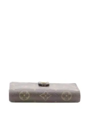 LOUIS VUITTON French Wallet Monogram Canvas Small Wallets