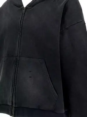 FOUND Distressed Zip-up Hoodie
