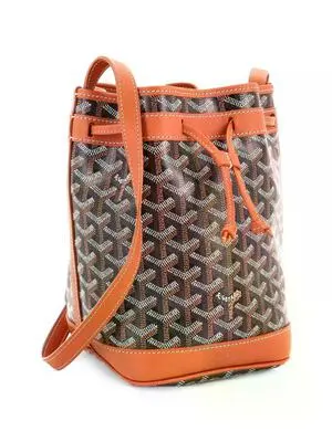 Goyard Petit Flot Coated Canvas Pm Bucket Bag