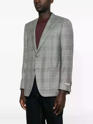 Canali Prince Of Wales Check Blazer