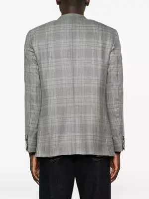 Canali Prince Of Wales Check Blazer