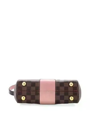 LOUIS VUITTON Bond Street Handbag Damier With Leather Bb Satchel - Pink