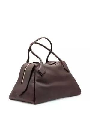 MINOBOSSI Large Abigail Grained Leather Tote Bag