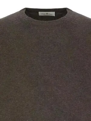 DELLA CIANA Crew-neck Ribbed-trims Sweater