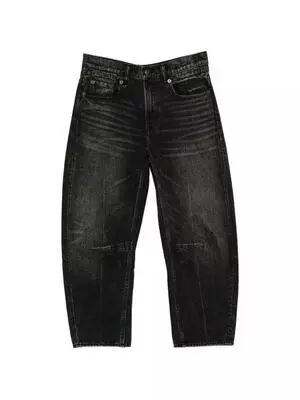 R13 Charm-embellished Faded-effect Jeans - Black