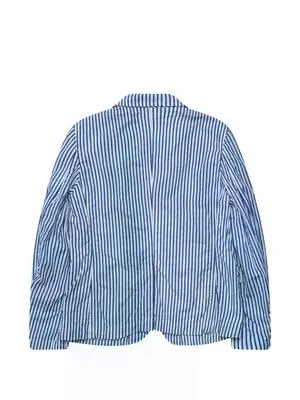 Comme Des Garçons Striped Single-breasted Blazer