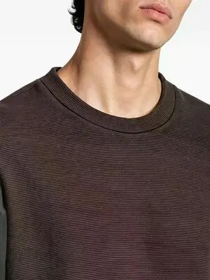 Giorgio Armani Ribbed-knit Crew-neck Sweatshirt