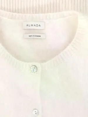 Almada Label Coco Brushed Buttoned Cardigan - Neutrals