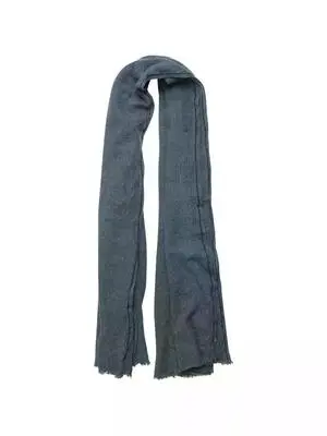 Comme Des Garçons X William Welstead Frayed-edge Scarf - Grey