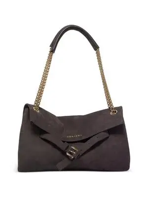 Orciani Small Venus Nabucco Buckle-detail Shoulder Bag - Grey
