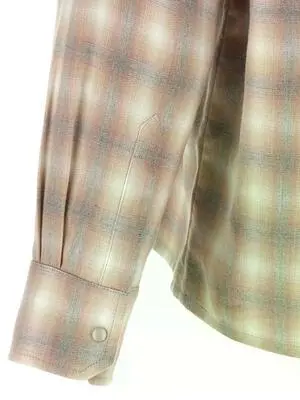 SECOND / LAYER Check Dégradé Shirt
