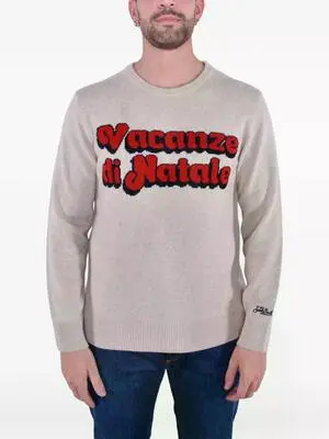 MC2 SAINT BARTH Heron Crew Neck Sweater - Neutrals