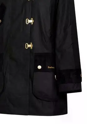 Barbour Double-breasted Corduroy-trim Coat