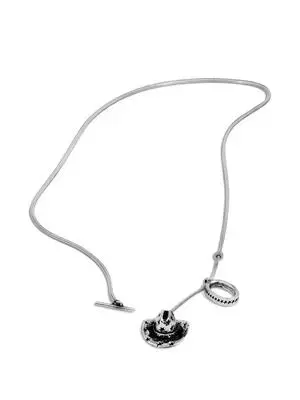 TWOJEYS Hat Lazo Necklace - Silver