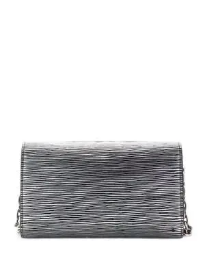 LOUIS VUITTON Twist Chain Wallet Epi Leather Crossbody Bag - Metallic
