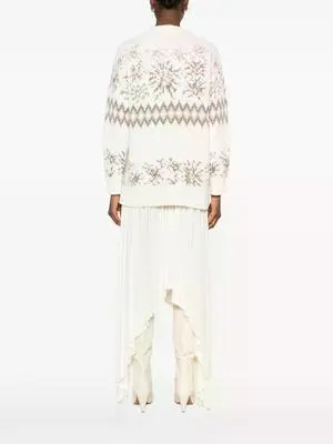 Fabiana Filippi Intarsia-knit Cardigan
