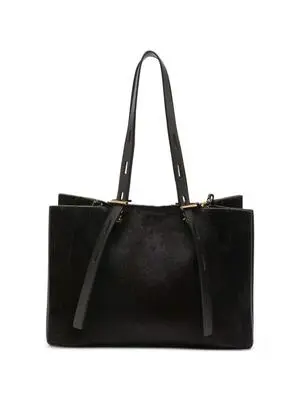 MINOBOSSI Paulina Calf-hair Tote Bag - Brown