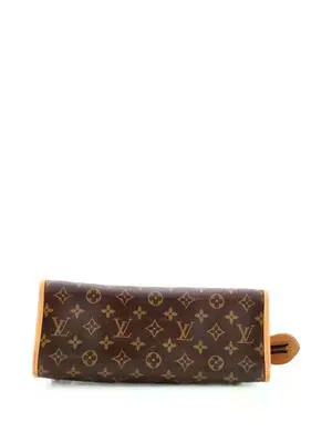 LOUIS VUITTON Popincourt Handle Bag Monogram Canvas Satchel - Brown