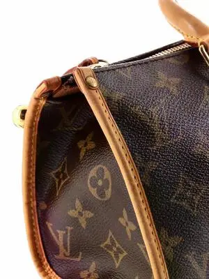 LOUIS VUITTON Popincourt Handle Bag Monogram Canvas Satchel - Brown