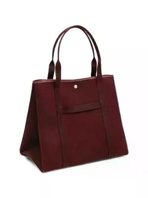 Rue De Verneuil Large Traversée Flannel Tote Bag - Red