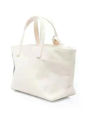 A.p.c. Small Le Drummer Logo-print Tote Bag - Neutrals
