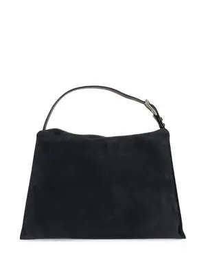Orciani Midi Trinity Peach Oro Suede Tote Bag