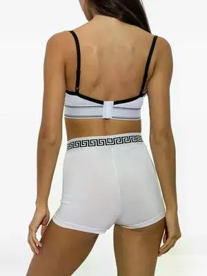 Versace Logo-print Bra
