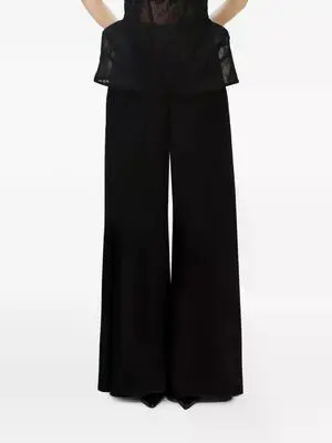 GEMY MAALOUF High-waisted Wide-leg Trousers