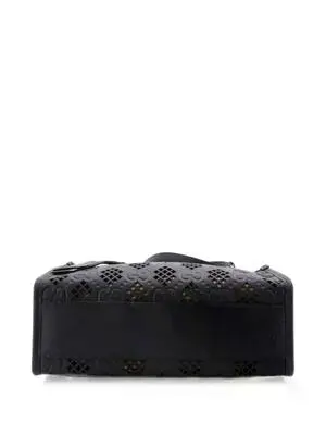 Gucci Convertible Gg Debossed Laser Cut Leather Small Tote Bag