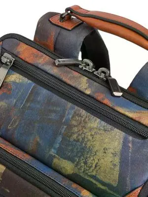 PIQUADRO Camouflage-print Laptop Backpack
