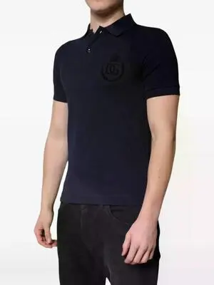 Dolce & Gabbana Embroidered-logo Cotton Polo Shirt
