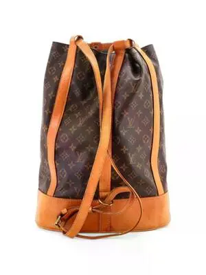 LOUIS VUITTON Randonnee Monogram Canvas Pm Backpack