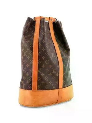 LOUIS VUITTON Randonnee Monogram Canvas Pm Backpack
