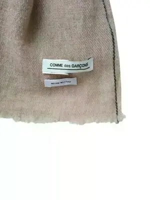 Comme Des Garçons X William Welstead Contrast-stitch Frayed Scarf