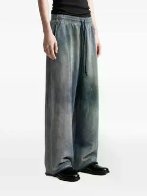 SAITOS Nirva Washed-effect Track Pants