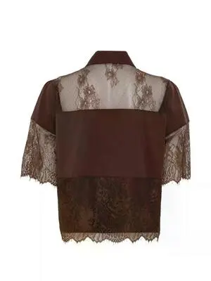 BLUGIRL Lace-panelled Shirt