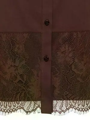 BLUGIRL Lace-panelled Shirt