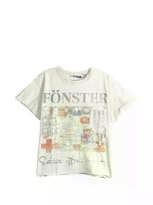 SAITOS Fonster Raw-cut T-shirt - Grey