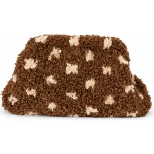 JURGI Nora Wool Clutch Brown