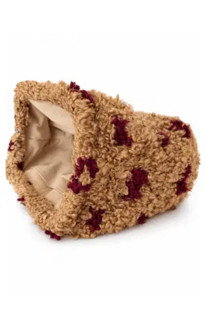 JURGI Nora Wool Clutch - Camel