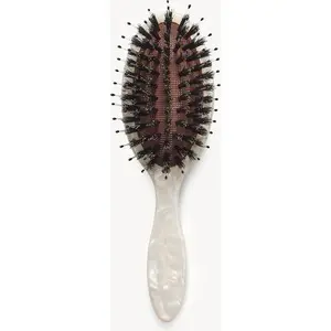 MACHETE Travel Hair Brush - White Shell