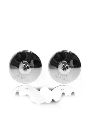 Casablanca Sci-fi Logo-plaque Stud Earrings