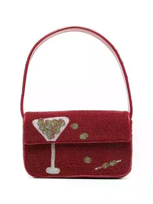 Staud Tommy Bead-embellished Shoulder Bag