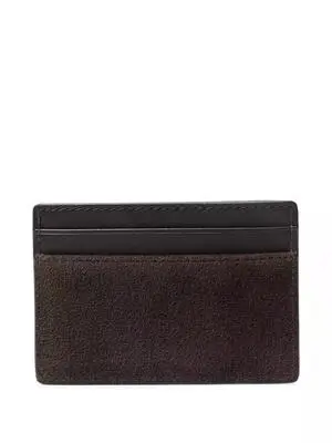 Michael Kors Mason Suede Card Holder - Brown
