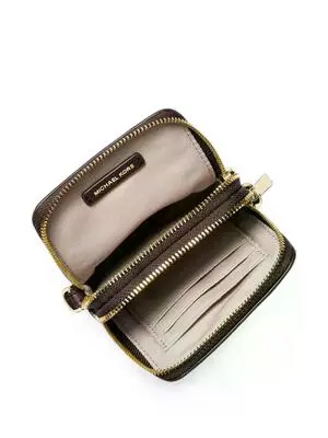 Michael Kors Small Jet Set Grained Leather Shoulder Bag For Smartphones